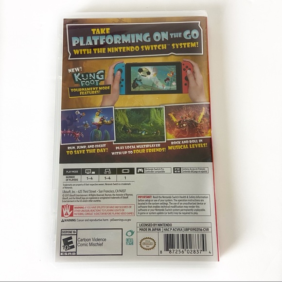 Nintendo | Toys | Nintendo Switch Rayman Rabbids | Poshmark